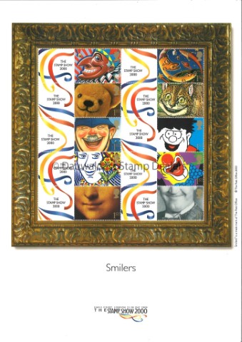 Royal Mail and Stampex Smiler Sheets of British Stamps.