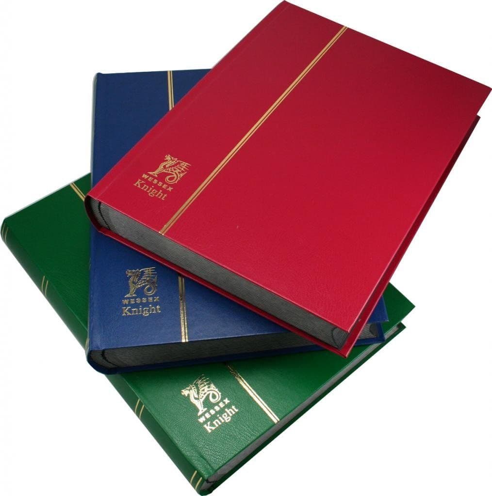 Stamp Stockbooks, pages have strips to slot stamps into. No hinges or ...