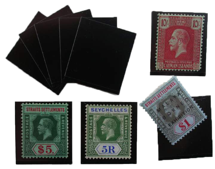 HAWID Stamp Mounts. Black or clear stamp mounts, available in blocks ...