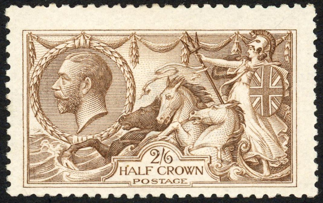SG407 1915 DLR 2s6d brown, well centred, fresh colour, fine mounted mint