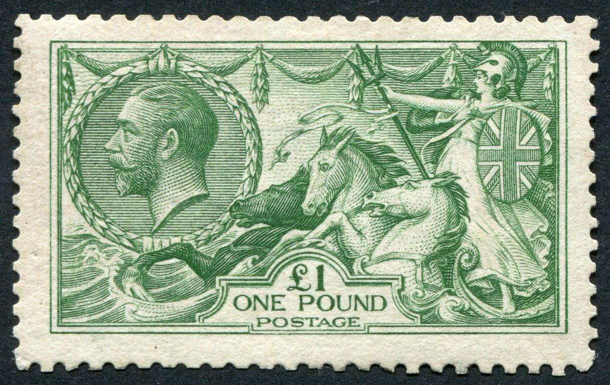 SG403 £1 Green, very fine mint