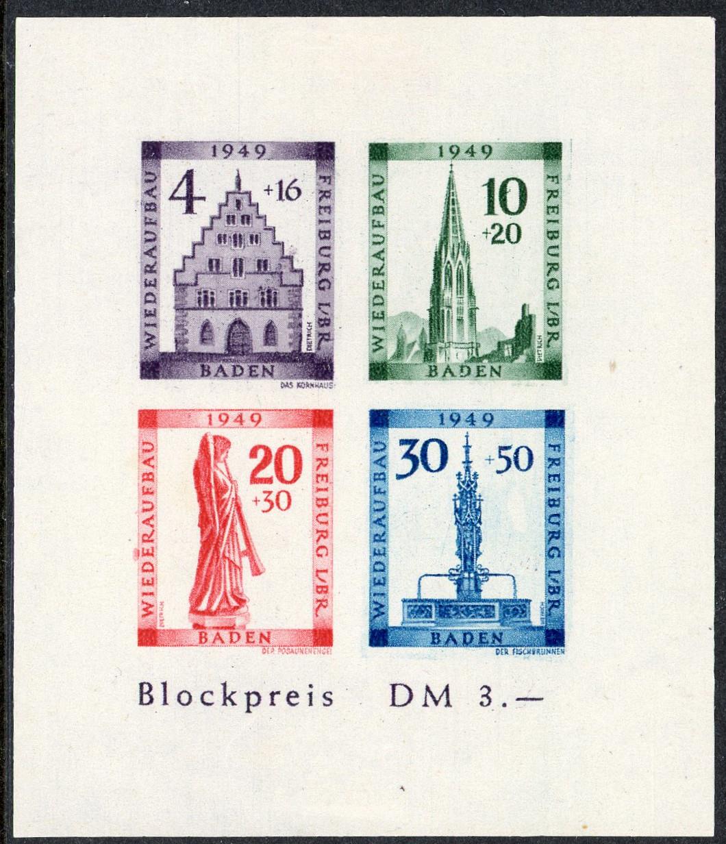 Germany / Allied Occupation / French Zone / Baden 1949 (24 Feb) SG ...