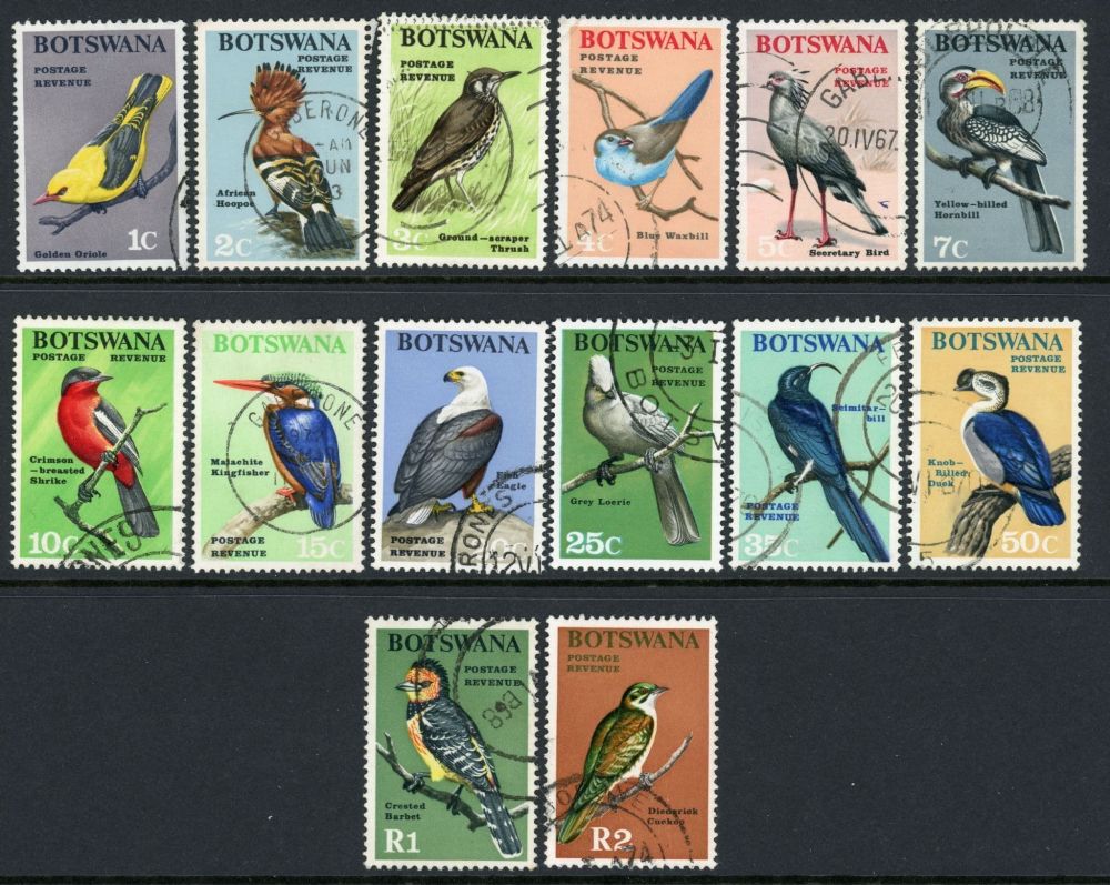 Botswana 1967 SG220-233 F/U