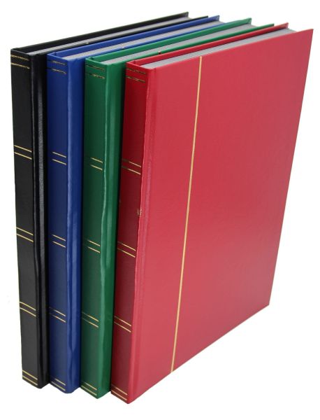 Wessex Knight 16/32 side Black Page Stamp Stockbooks A4 size 12& X 9&
