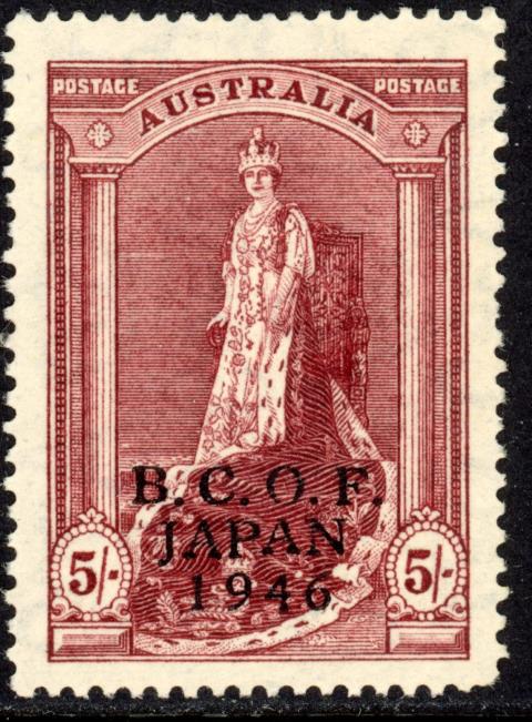 Australia / British Commonwealth Occupation Force (Japan) 1946-47 SG.J6 U/M