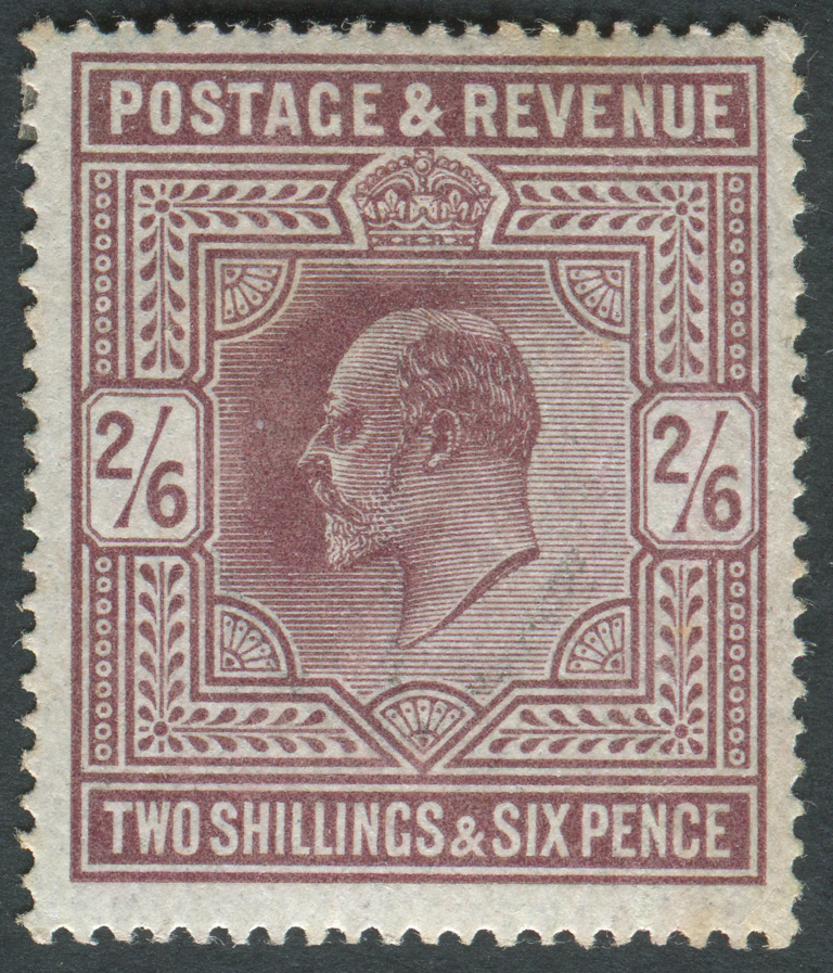 SG317 1911-13 2s6d Dark Purple, SpecM50(3), Very Fine Unmounted Mint