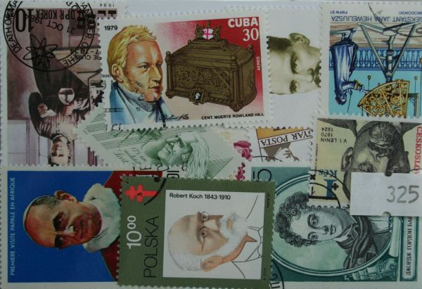 Famous People 25 Stamps 325