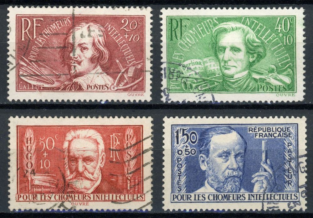 France 1936 SG563-566 F/U