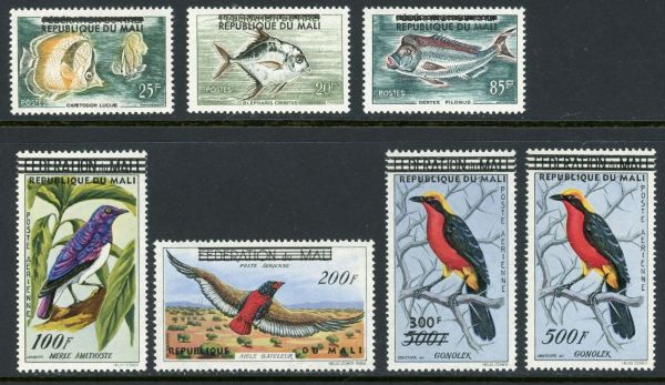 French Colonies / Mali Federation 1960 SG14-20 U/M