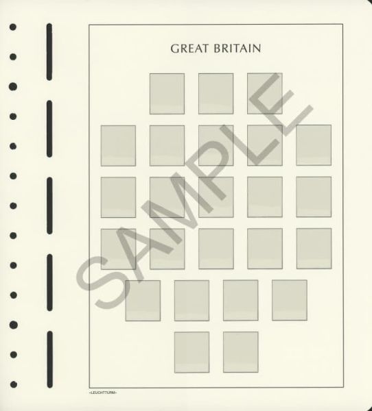 Lighthouse Album Pages Blank Headed Great Britain