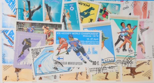 Ice Skating 25 Stamps M110
