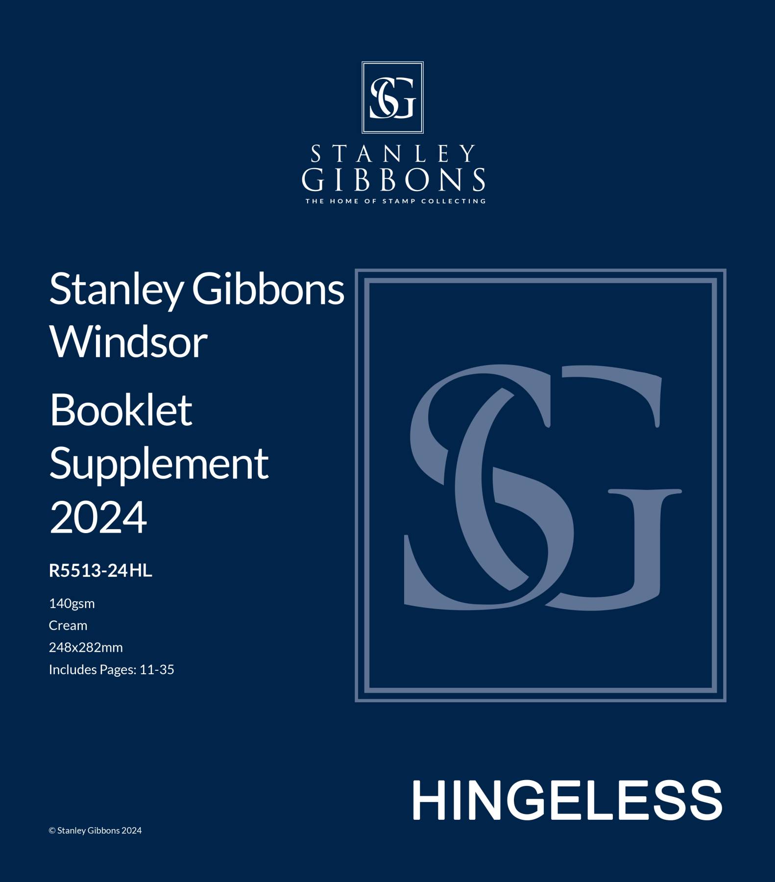 Windsor Booklet 2024 Hingeless Supplement