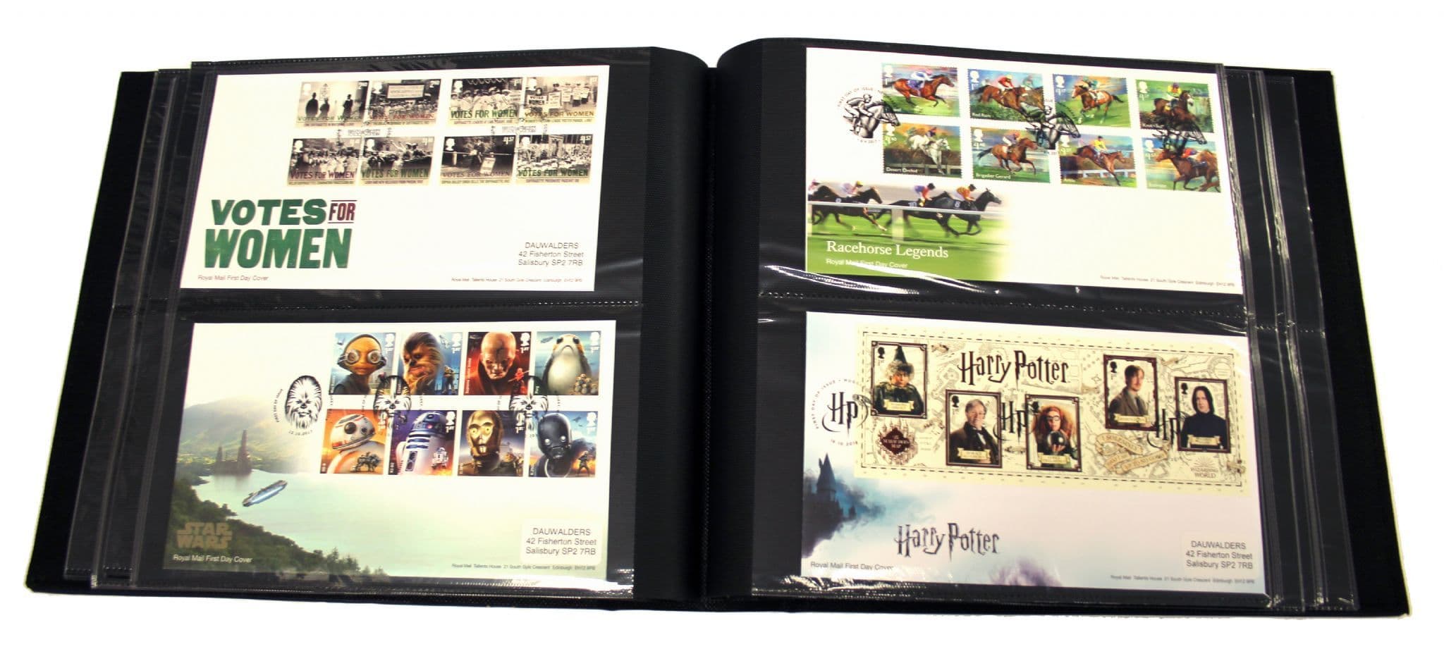 Album For up to 200 FDCs or Letters In DL Long Format , Incl. Slipcase ...