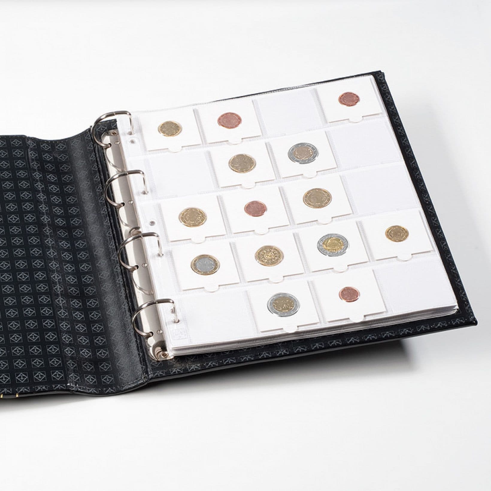 Album For Coin Holders With 10 Sheets For 20 Coin Holders Each