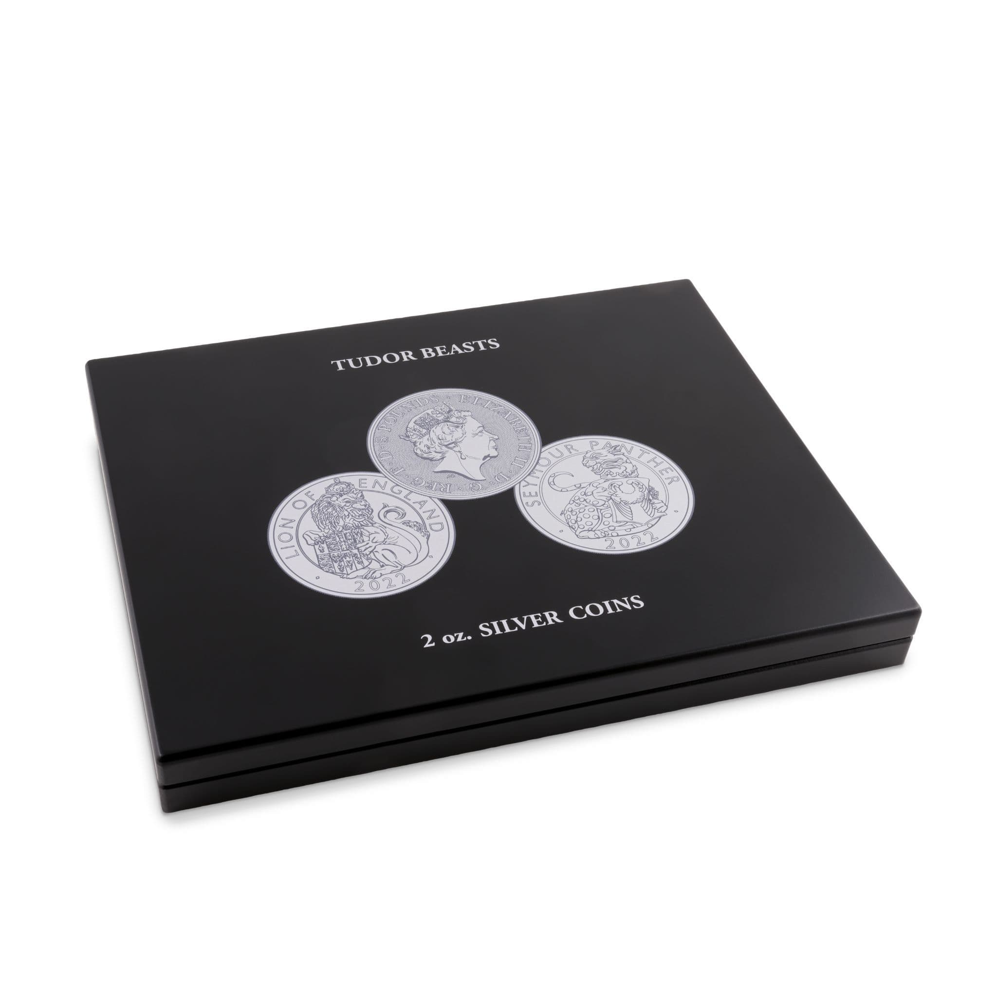 Presentation Case For 10 Tudor Beast Silver Coins 2 Oz In Capsules ...