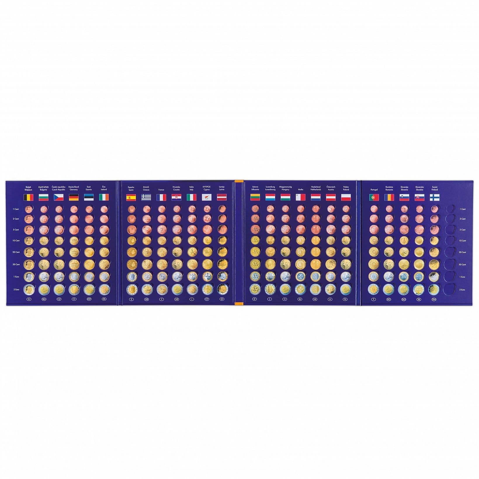 Presso Euro Coin Collection Coin Album For 26 Complete Euro Coin Sets