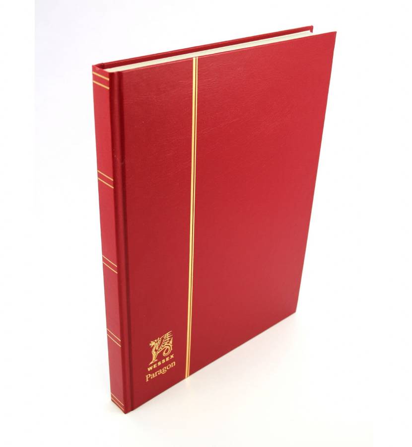 Wessex Paragon 8/16 White Page Stamp Stockbooks A4 size 12 X 9