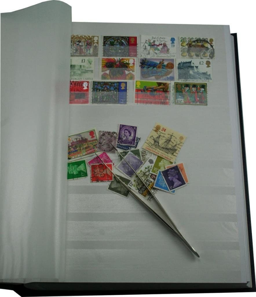 Wessex Paragon 32/64 White Page Stamp Stockbooks A4 size 12& X 9&