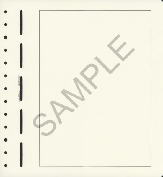 Lighthouse A4 Album Pages Blank with black borderline BL 19/4 Pack of 40