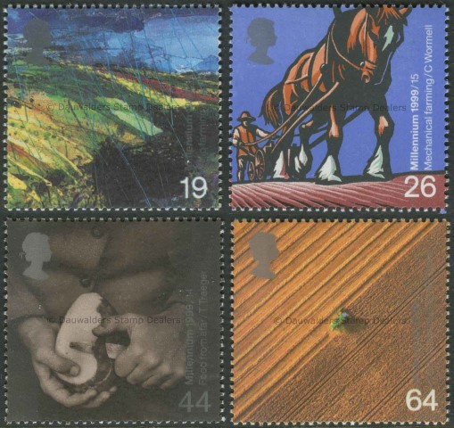 SG2107-2110 Set of 4 1999 Millennium - Farmers Tale