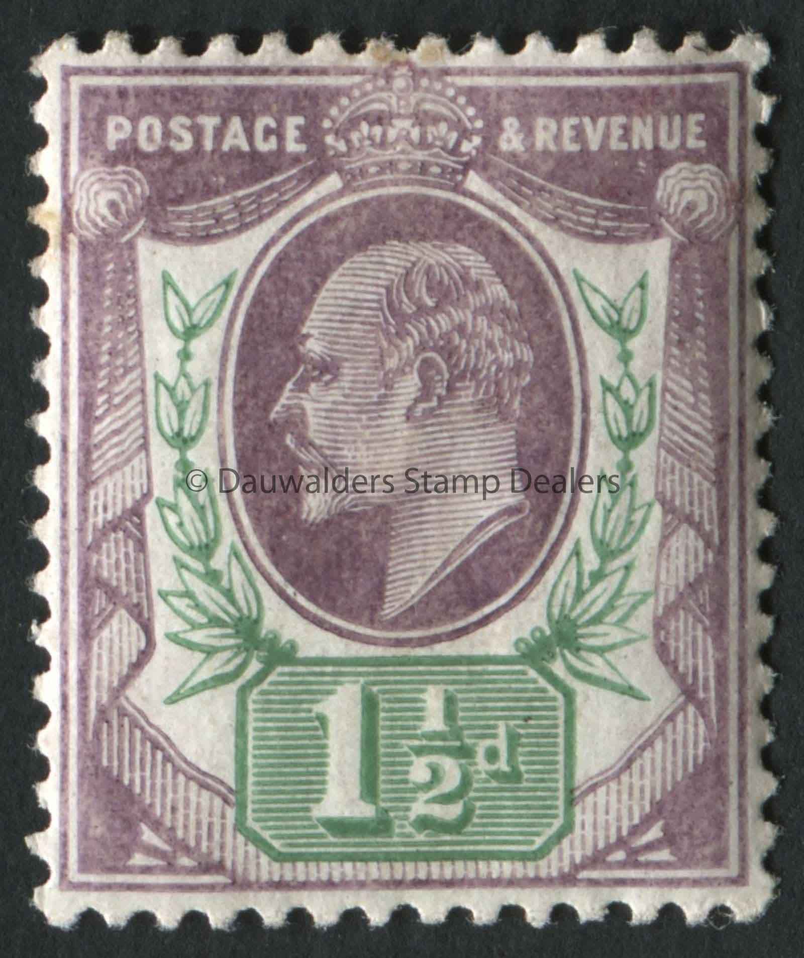 1902 De La Rue Printing