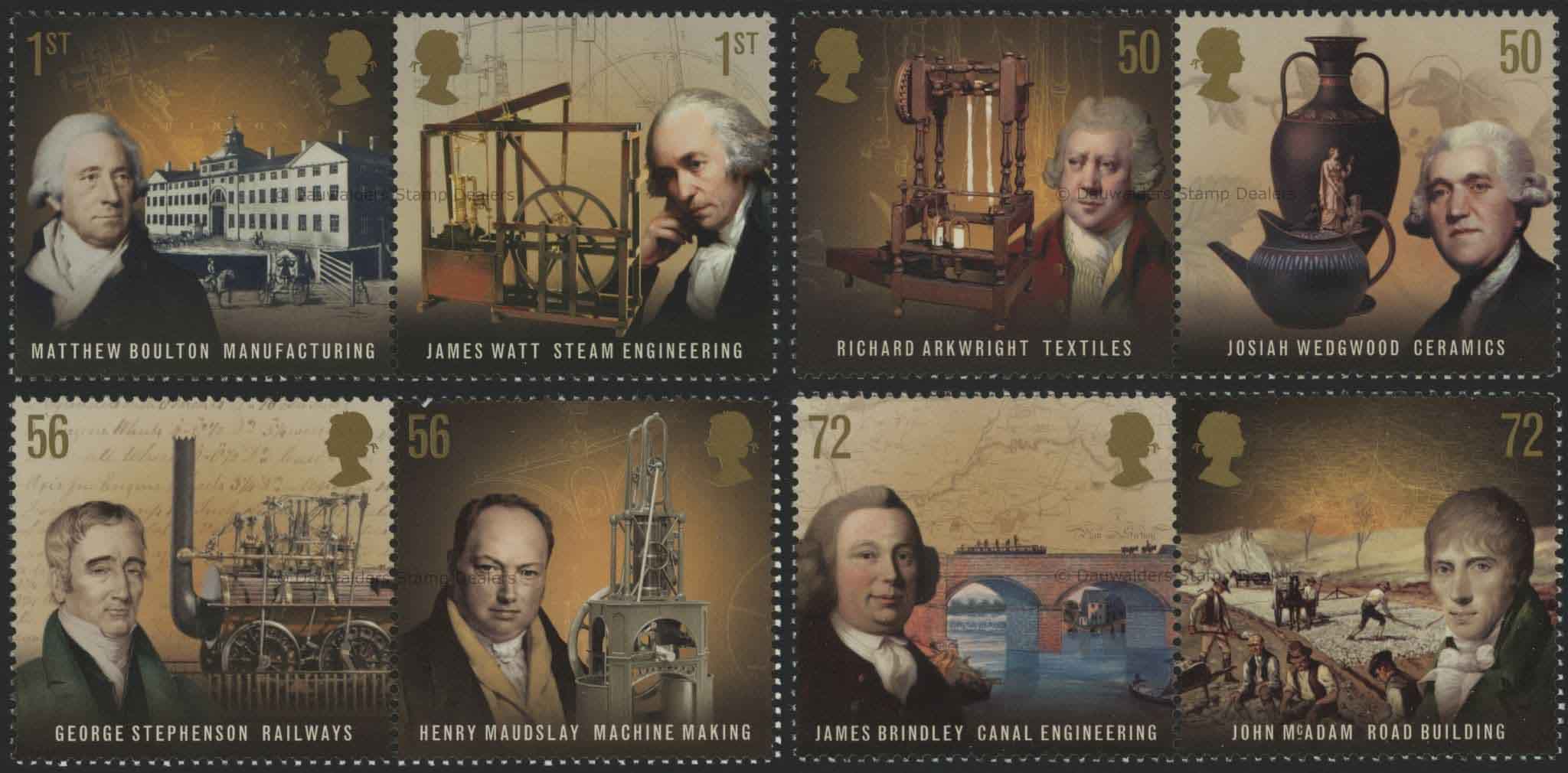 SG2916-2917 Pair 2009 Industrial Revolution