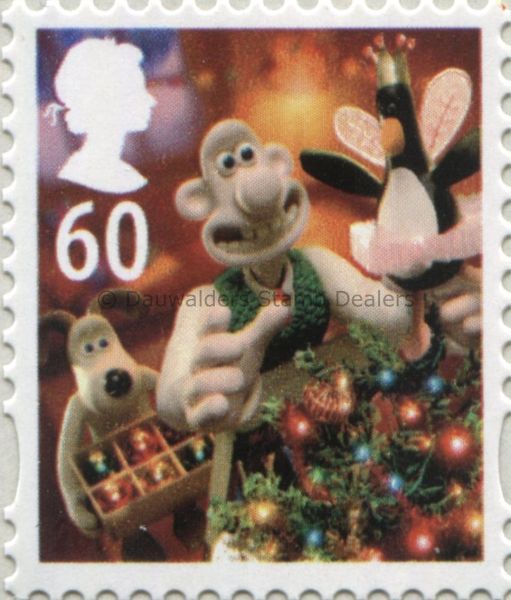 SG3128-3134 Set of 7 2010 Christmas - Wallace and Gromit S/A