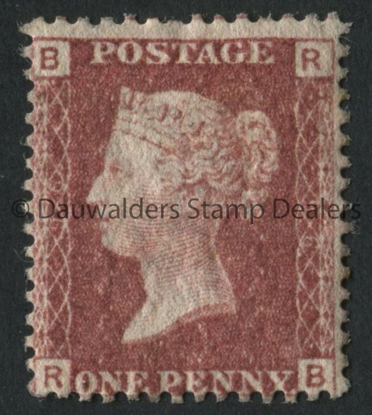 Queen Victoria - 1d Red Plate Numbers