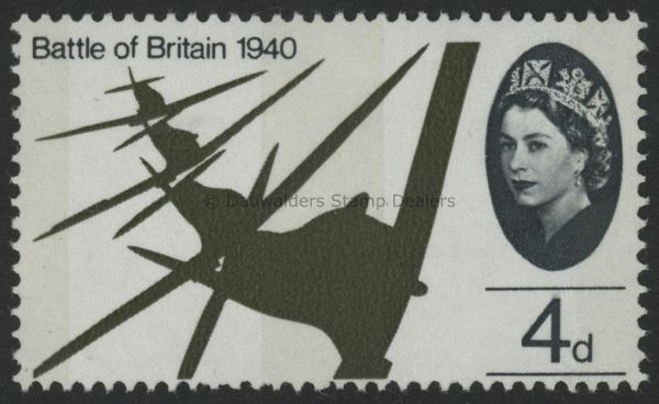 SG671-676p 4d Block Phos 1965 Battle of Britain