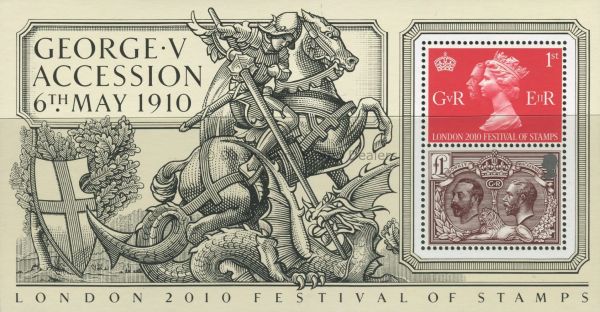 SGMS3065 Accession of KGV ex PSB 2010 Centenary of Accession of King ...
