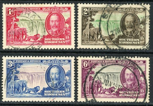 Southern Rhodesia 1937 SG31-34 F/U