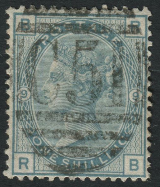 Used Abroad DWI Z30 1867-73 1s green plate 9 RB cancelled upright C51 ...