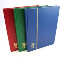 Wessex Knight 32/64 side Black Page Stamp Stockbooks A4 size 12& X 9&