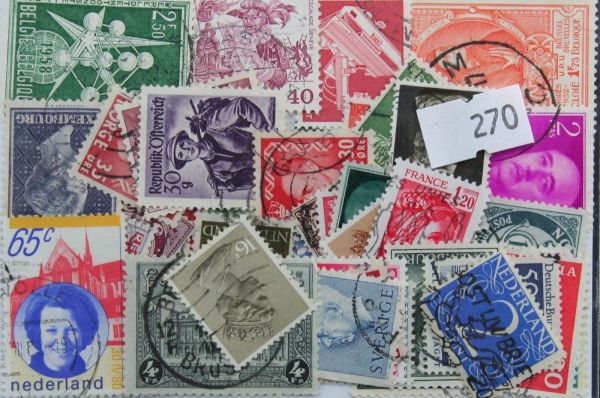 Western Europe 50 Stamps 270